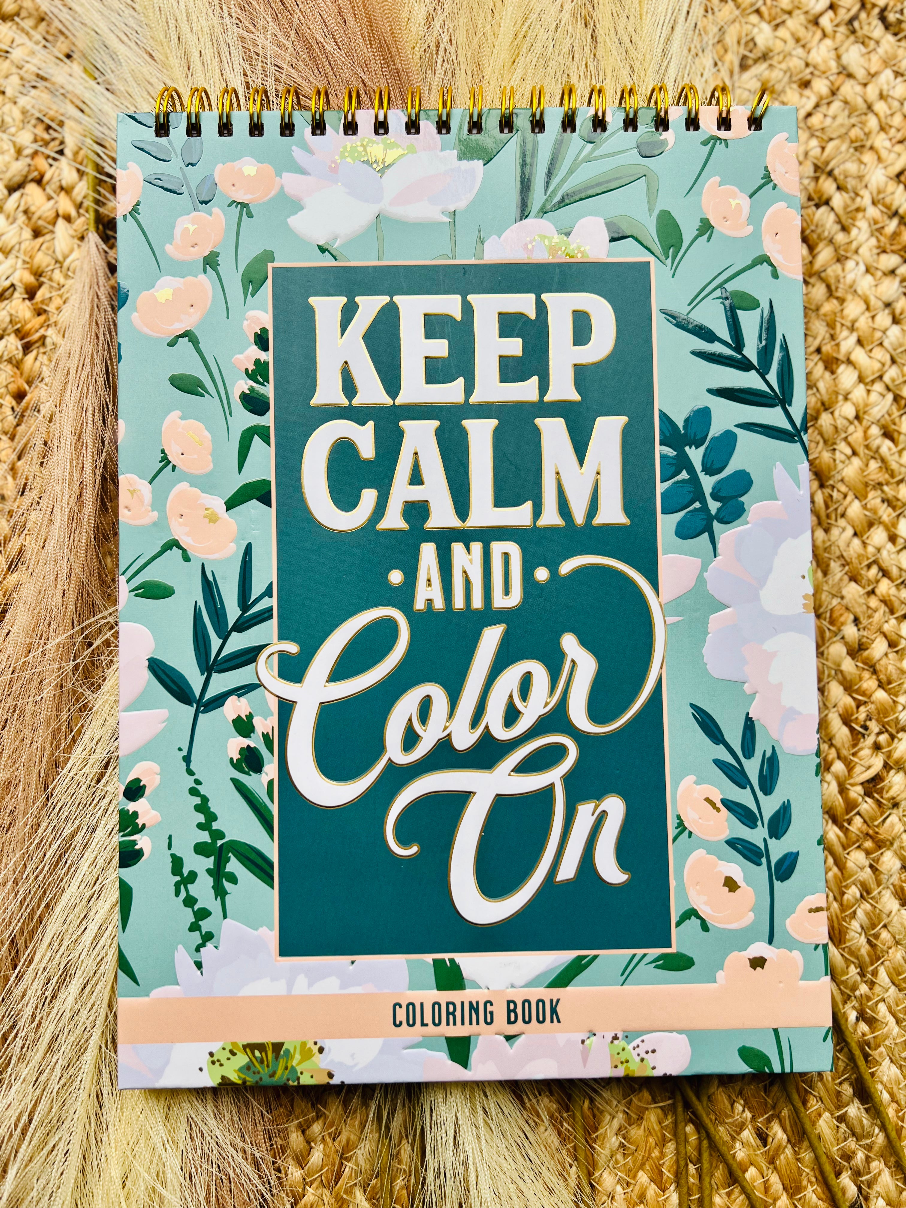 Libro para colorear keep calm and color on – God’s Plan